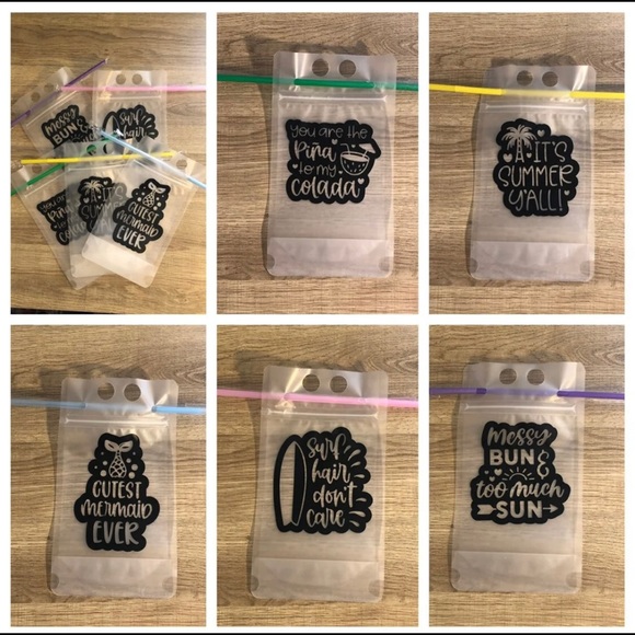 Dining | Reusable Drink Pouches Adult Juice Bag5 Total | Poshmark